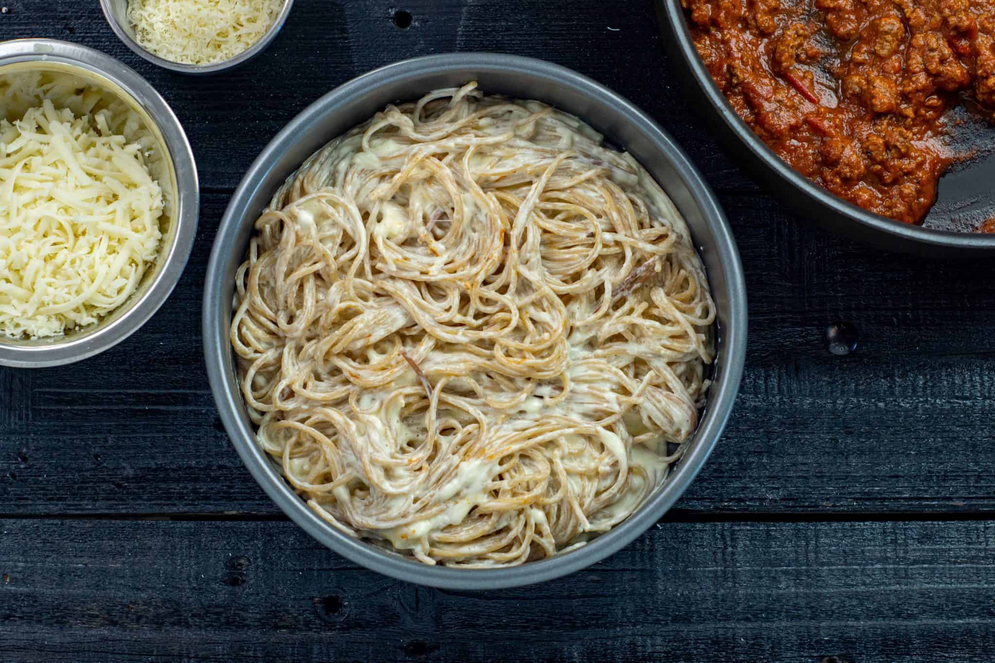 Best Ever Spaghetti Pie Recipe - About a Mom