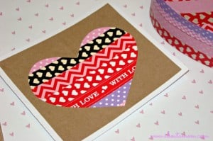 2 Fun and Easy Washi Tape Valentine's Day Crafts - About a Mom