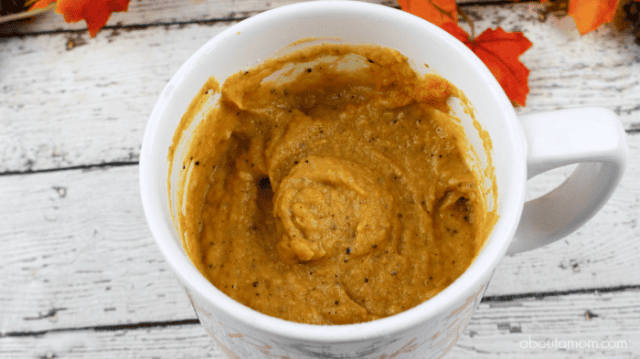 Pumpkin Spice Latte Mug Cake Recipe - About a Mom