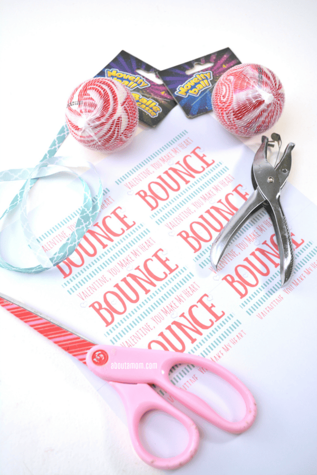 You Make My Heart Bounce Printable Valentines - About a Mom