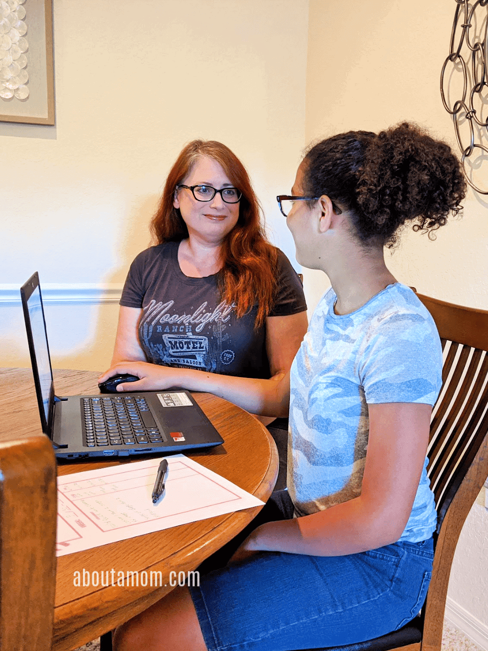 Tips for Transitioning to At Home Learning - About a Mom