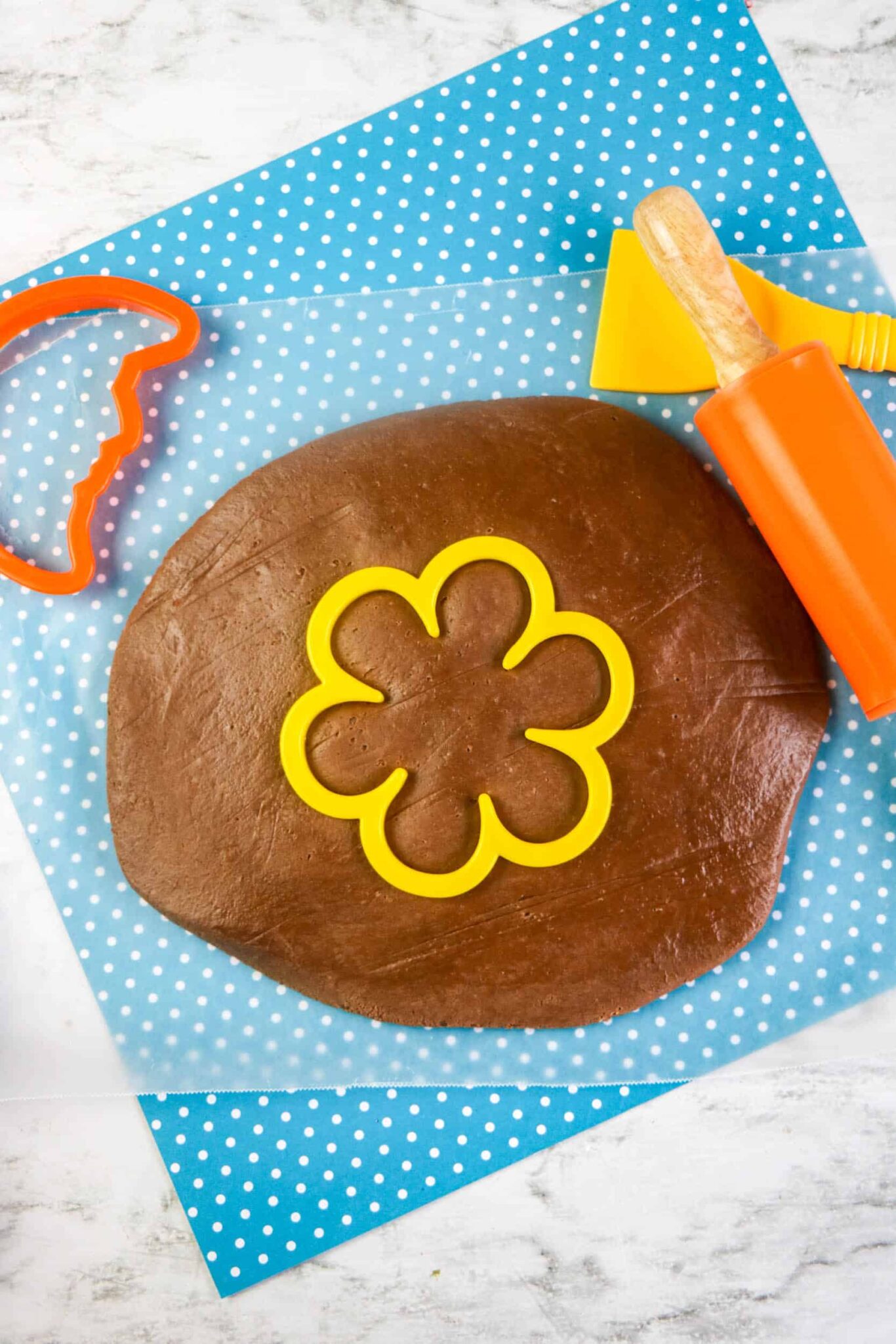Chocolate Homemade Playdough Recipe - About a Mom