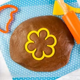 Chocolate Homemade Playdough Recipe - About a Mom