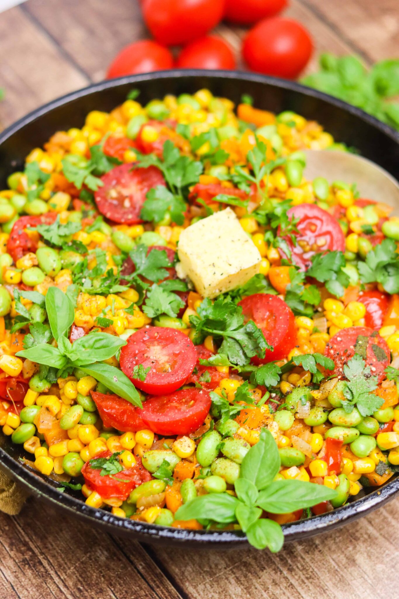 Easy Succotash Recipe - About a Mom