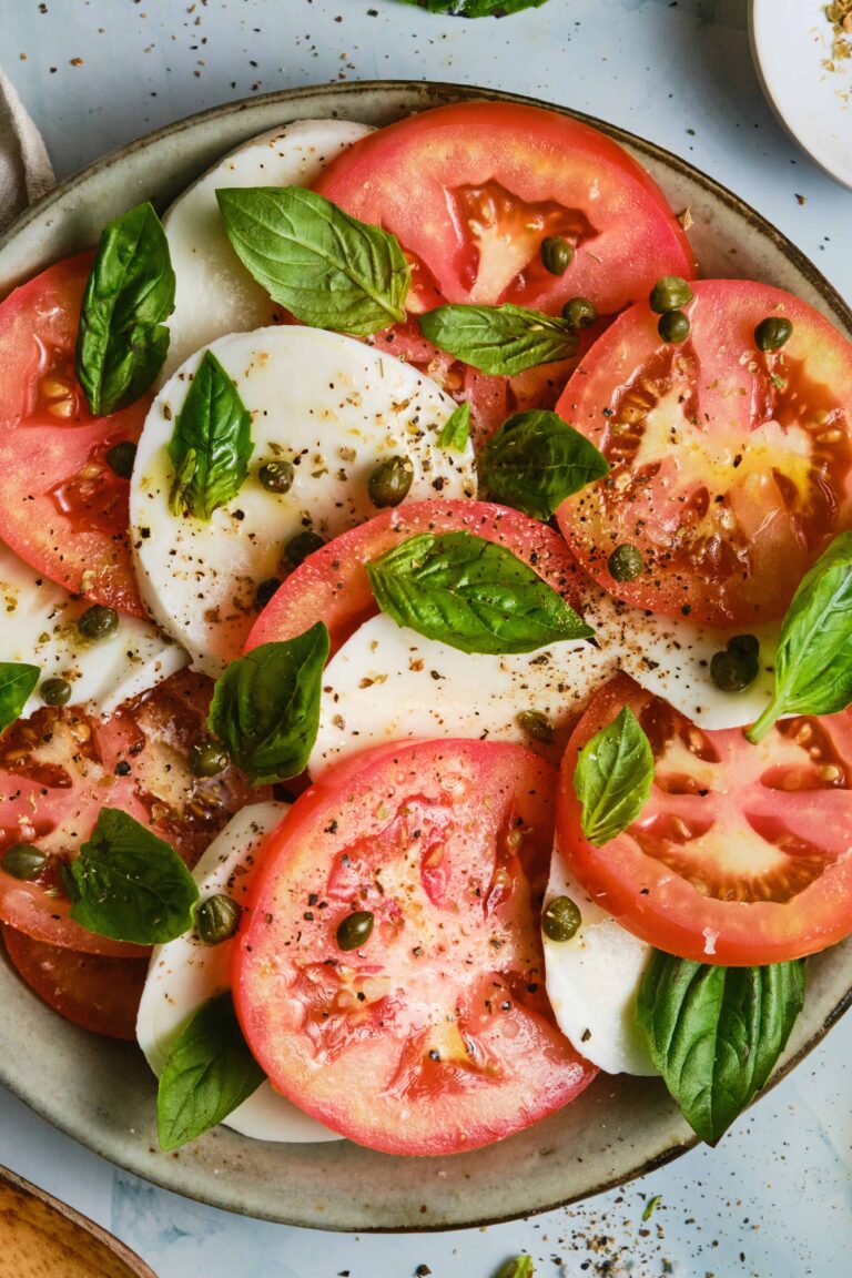 Traditional Caprese Salad Recipe - About a Mom