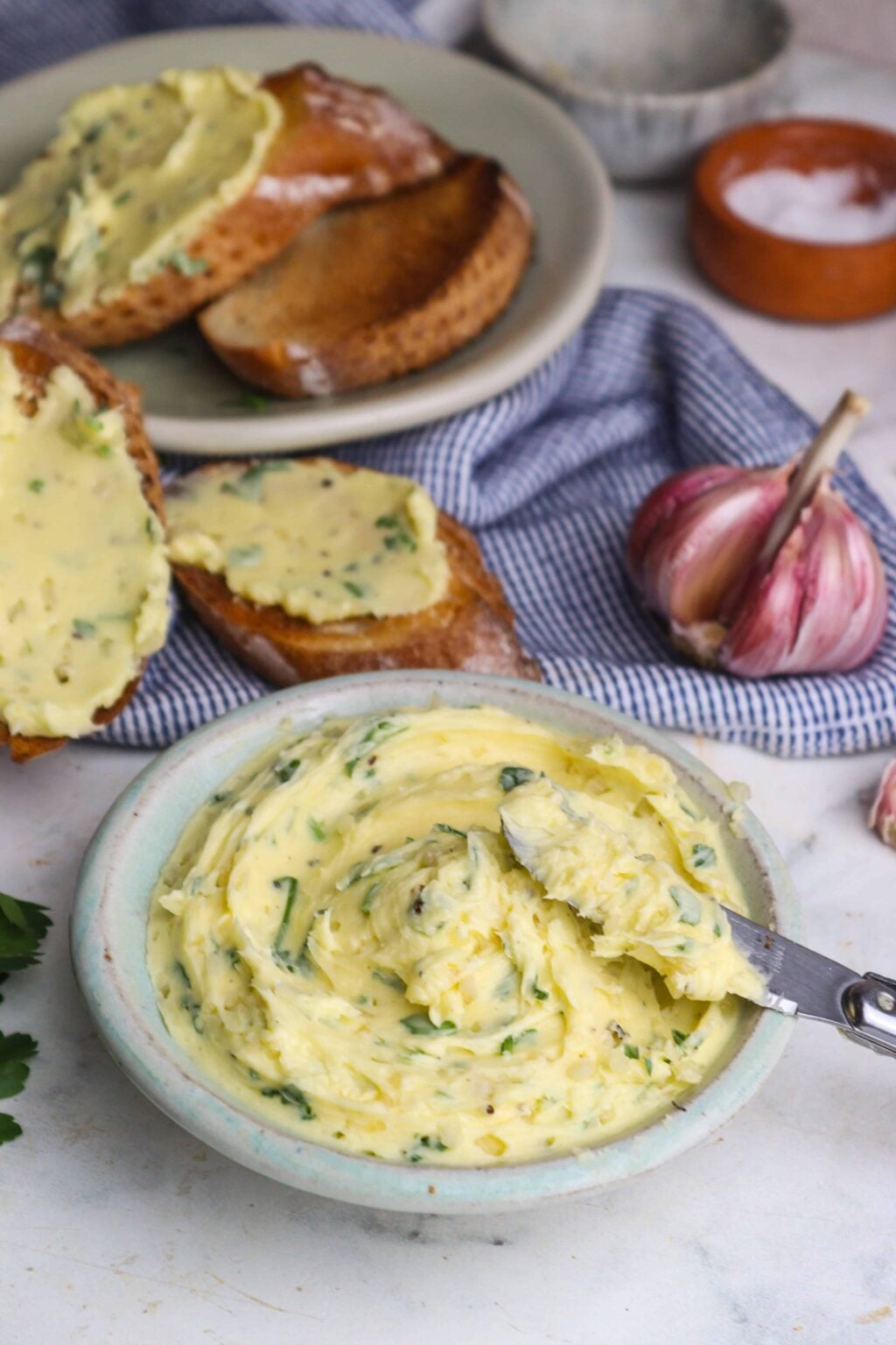 How to Make Garlic Butter - About a Mom