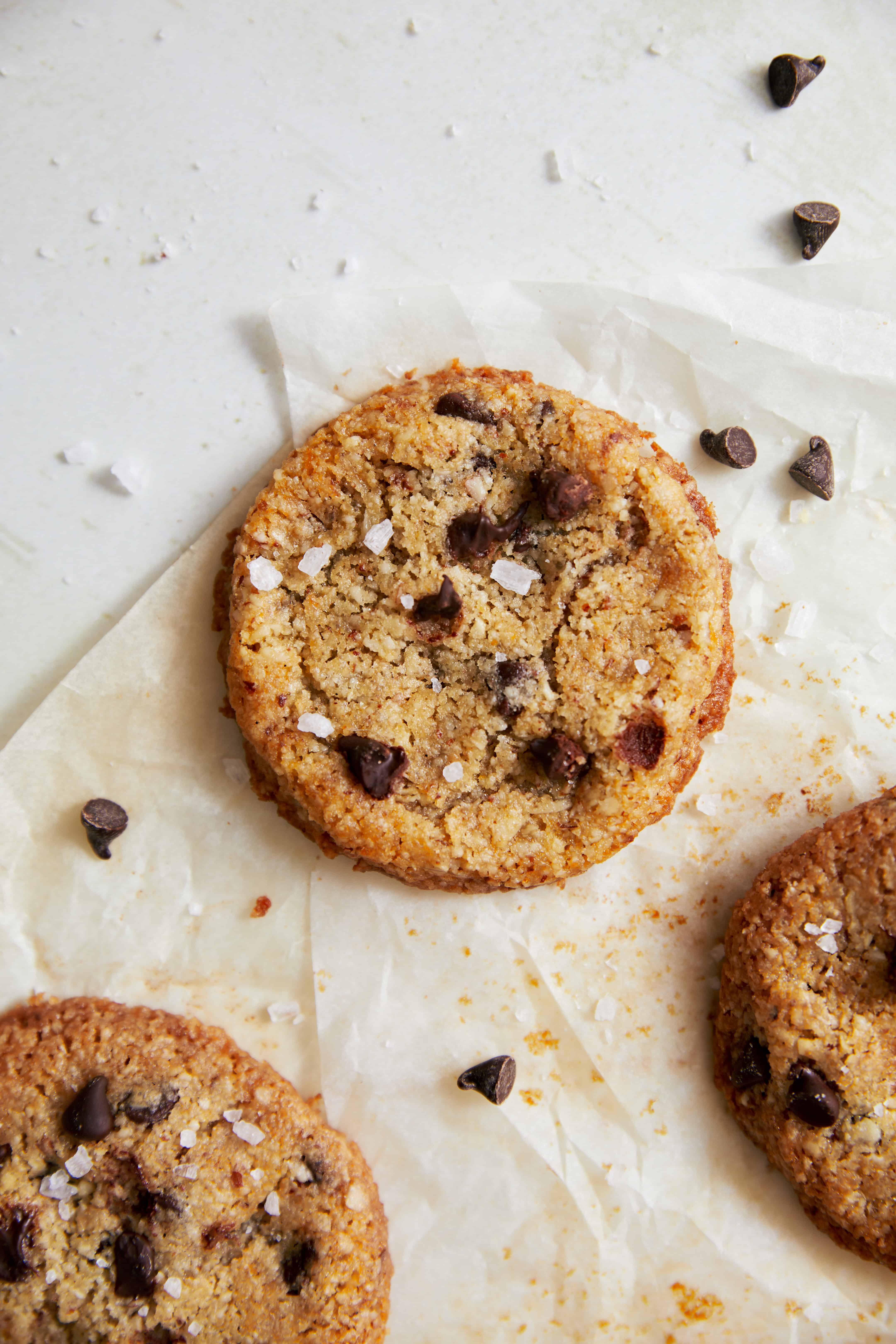 Almond-Flour Chocolate Chip Cookies - About a Mom
