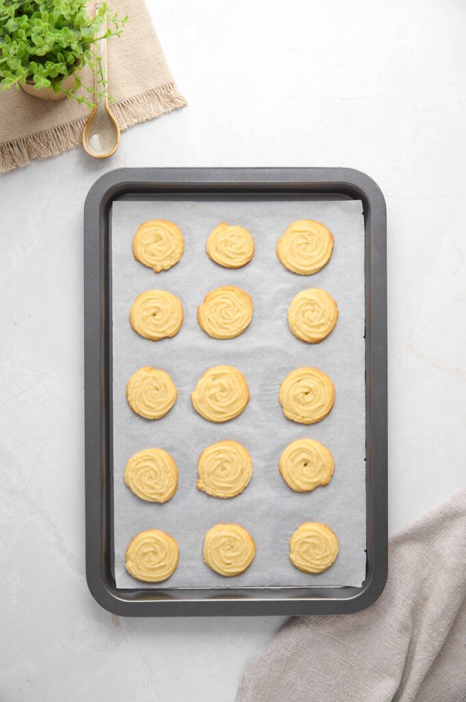 3-Ingredient Butter Cookies - About a Mom