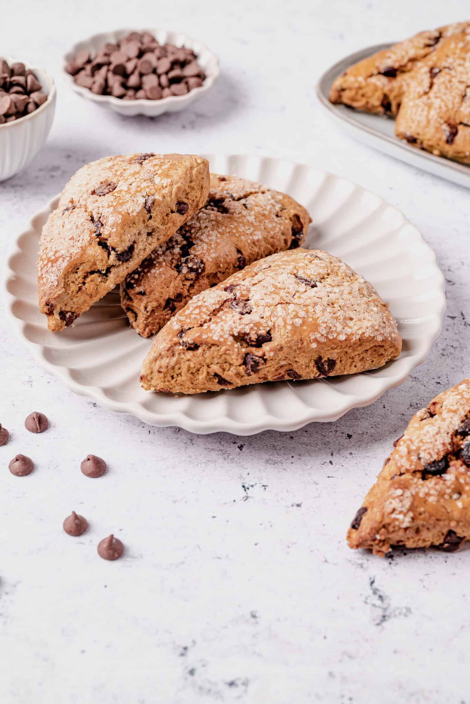 Chocolate Chip Scones - About a Mom