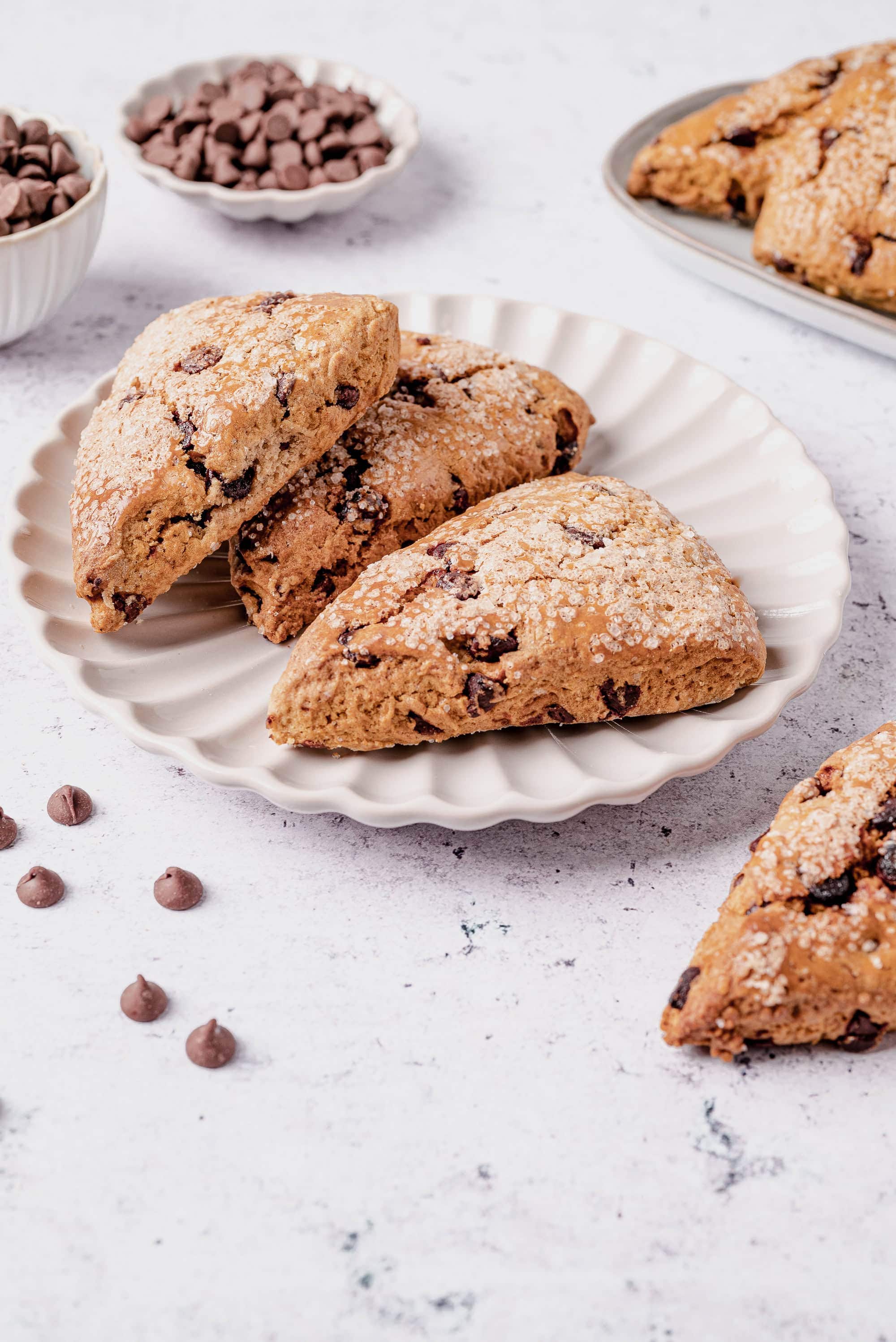Chocolate Chip Scones - About a Mom
