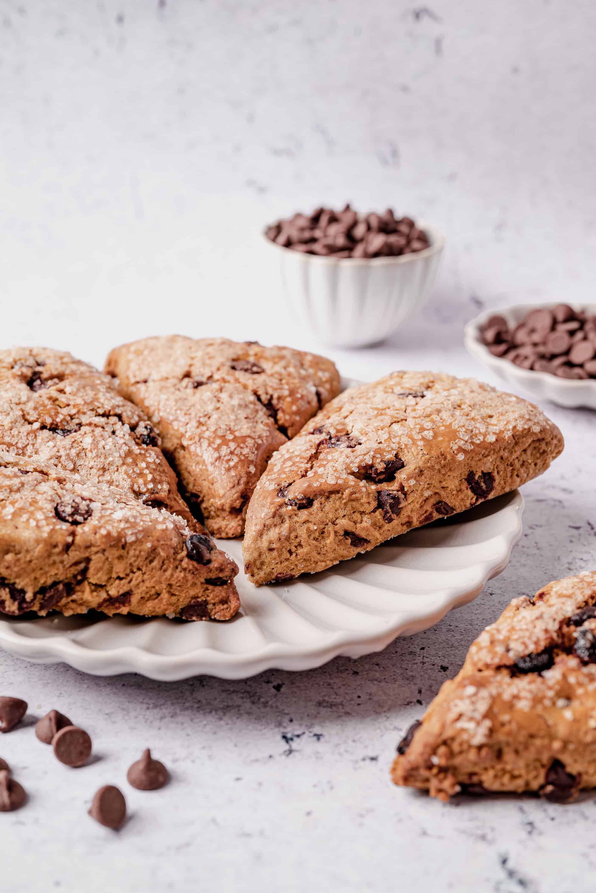 Chocolate Chip Scones - About a Mom