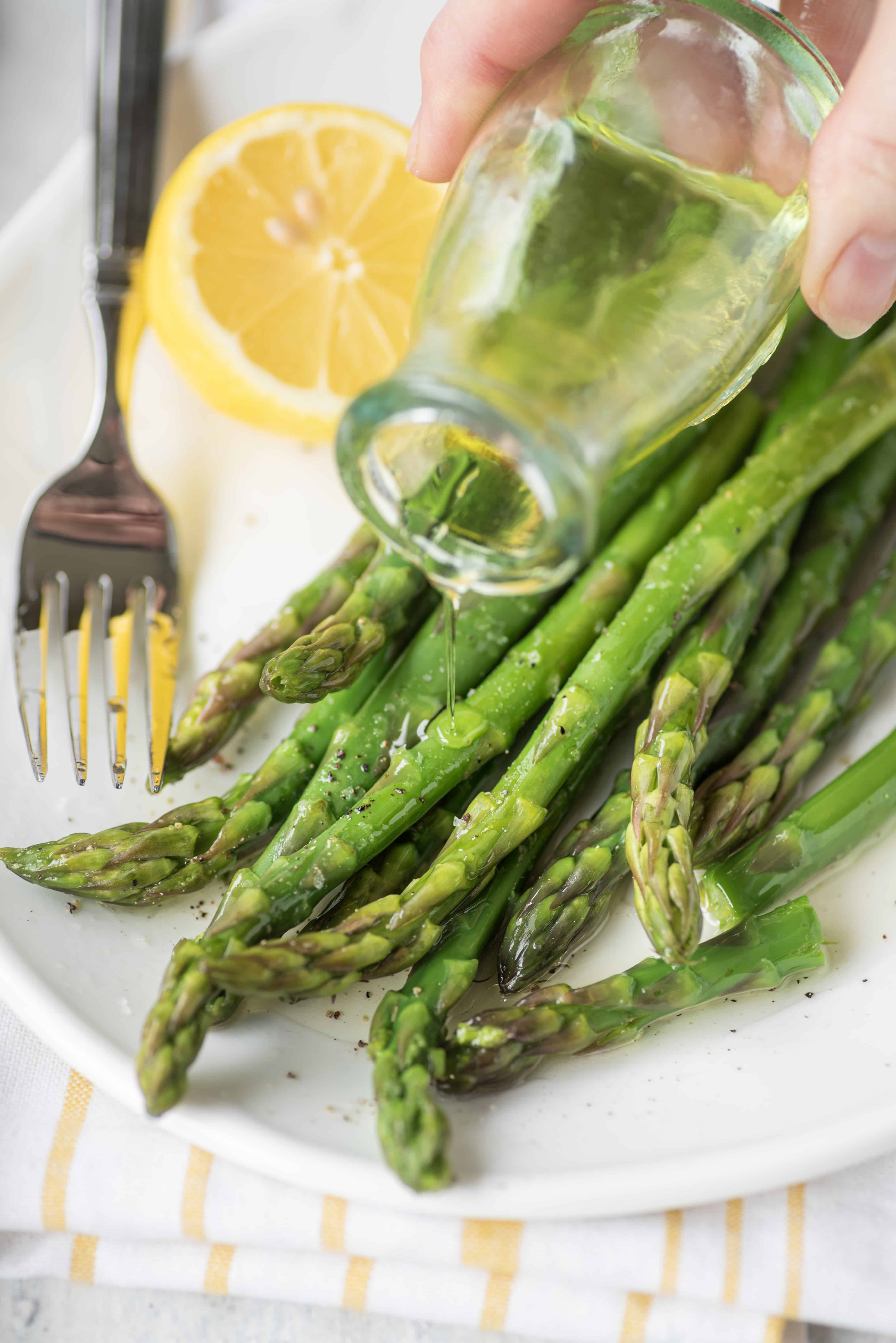 Steamed Asparagus Recipe - About a Mom