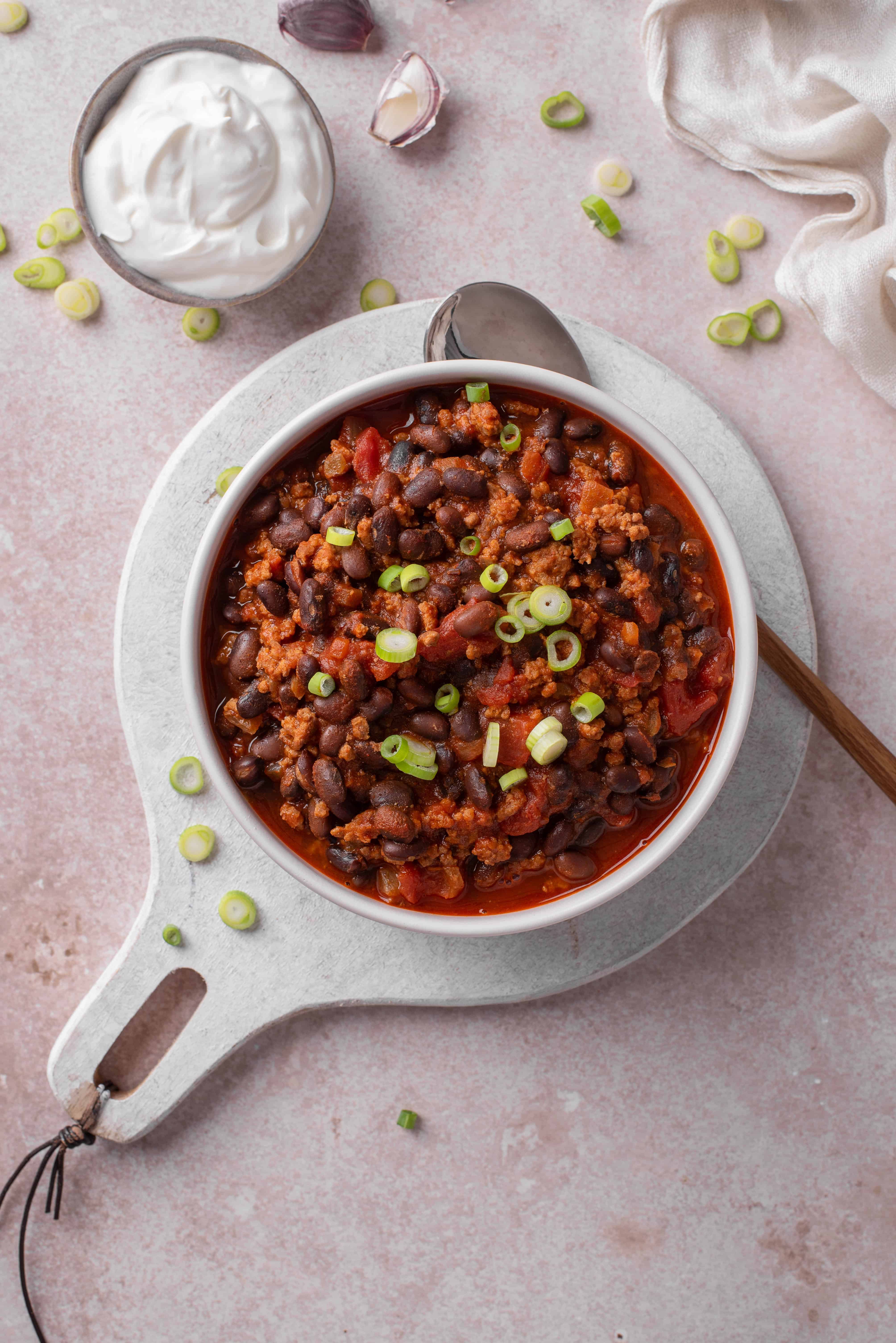Black Bean Chili - About a Mom