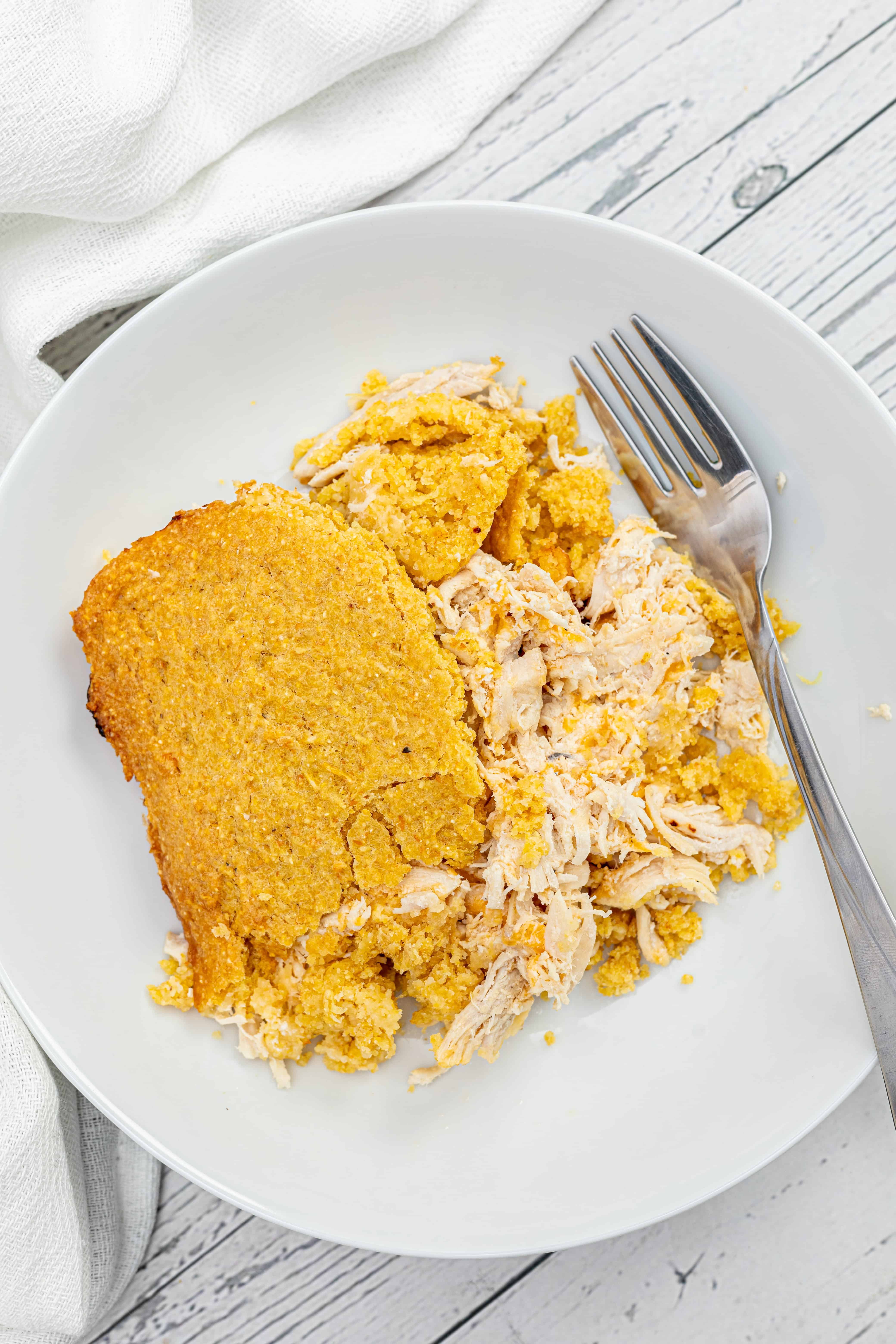 Chicken Cornbread Casserole - About a Mom