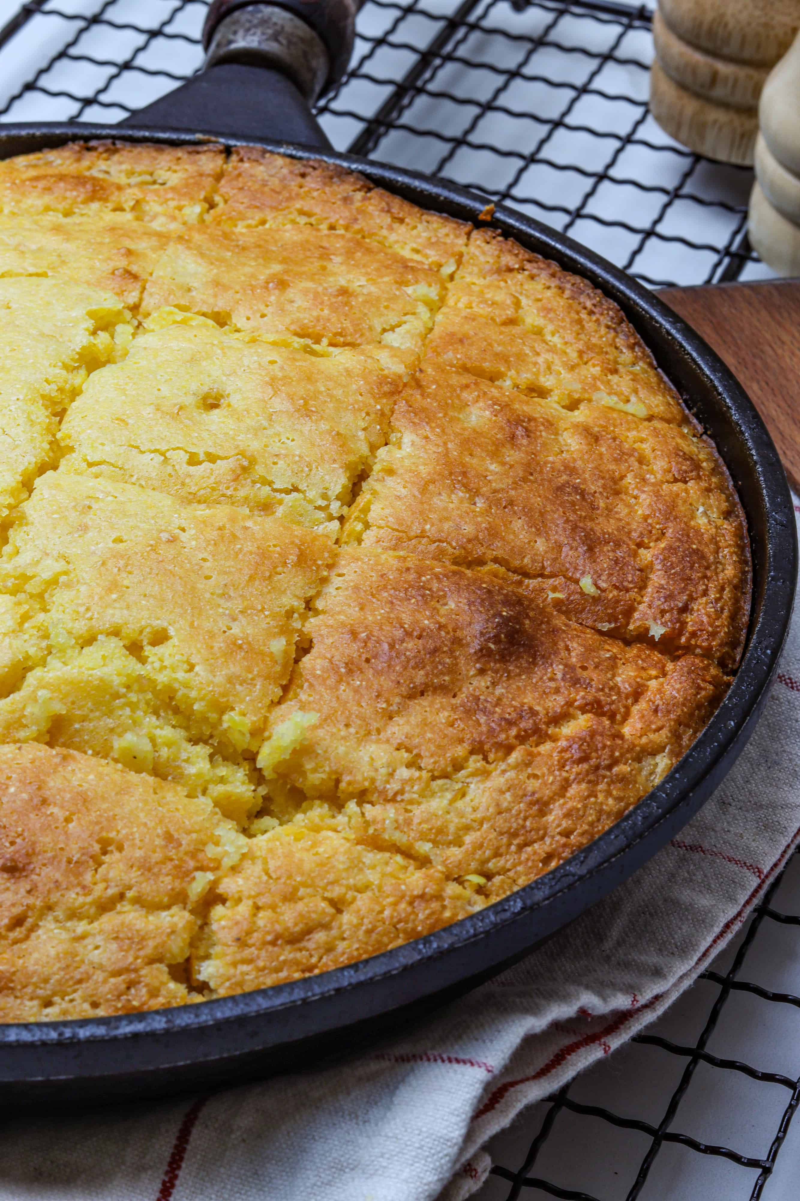 Cornbread with Creamed Corn - About a Mom