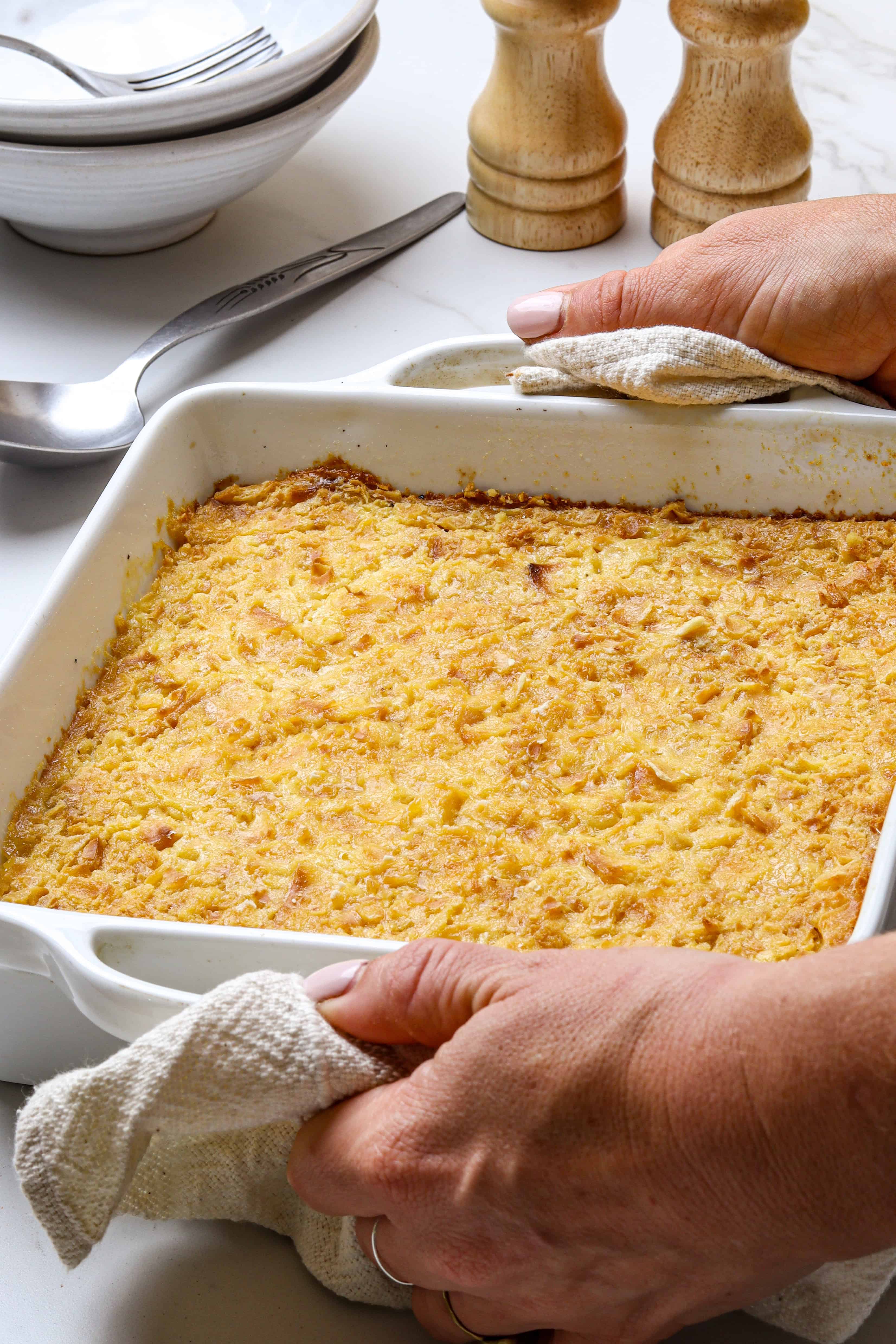 Scalloped Corn - About a Mom