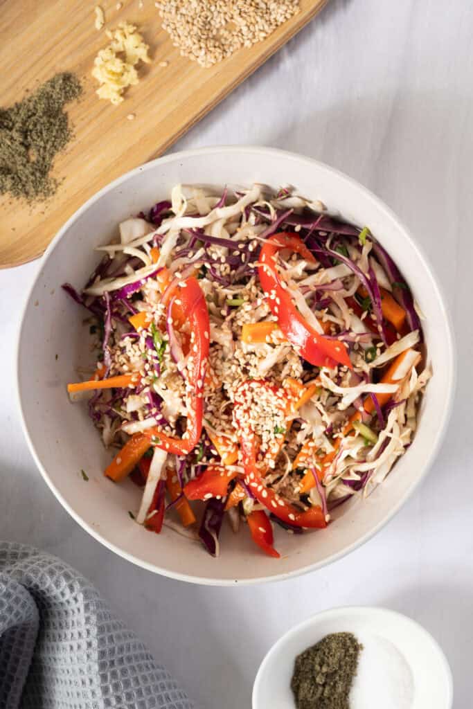 Asian Slaw Recipe - About a Mom