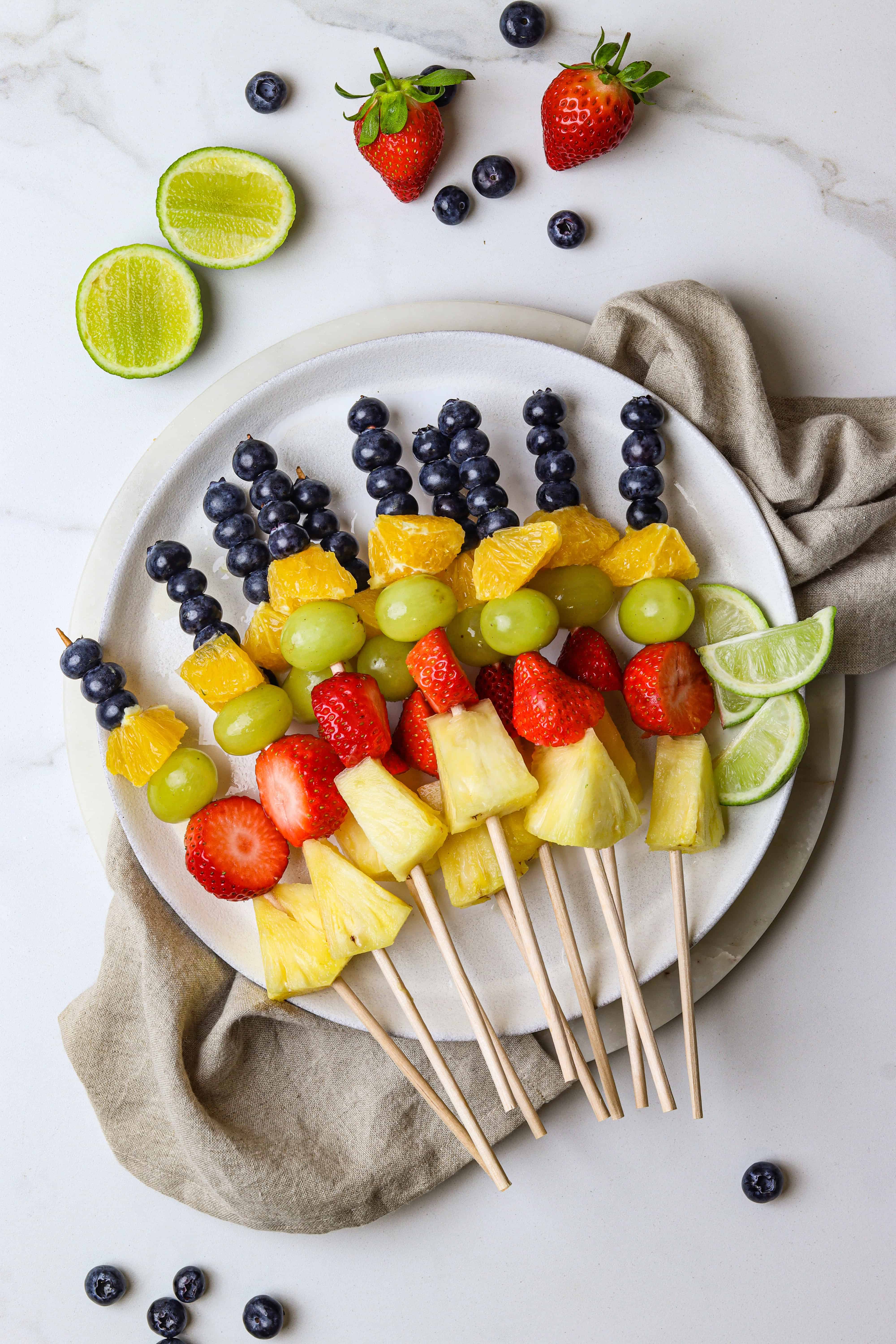 Fruit Skewers - About a Mom