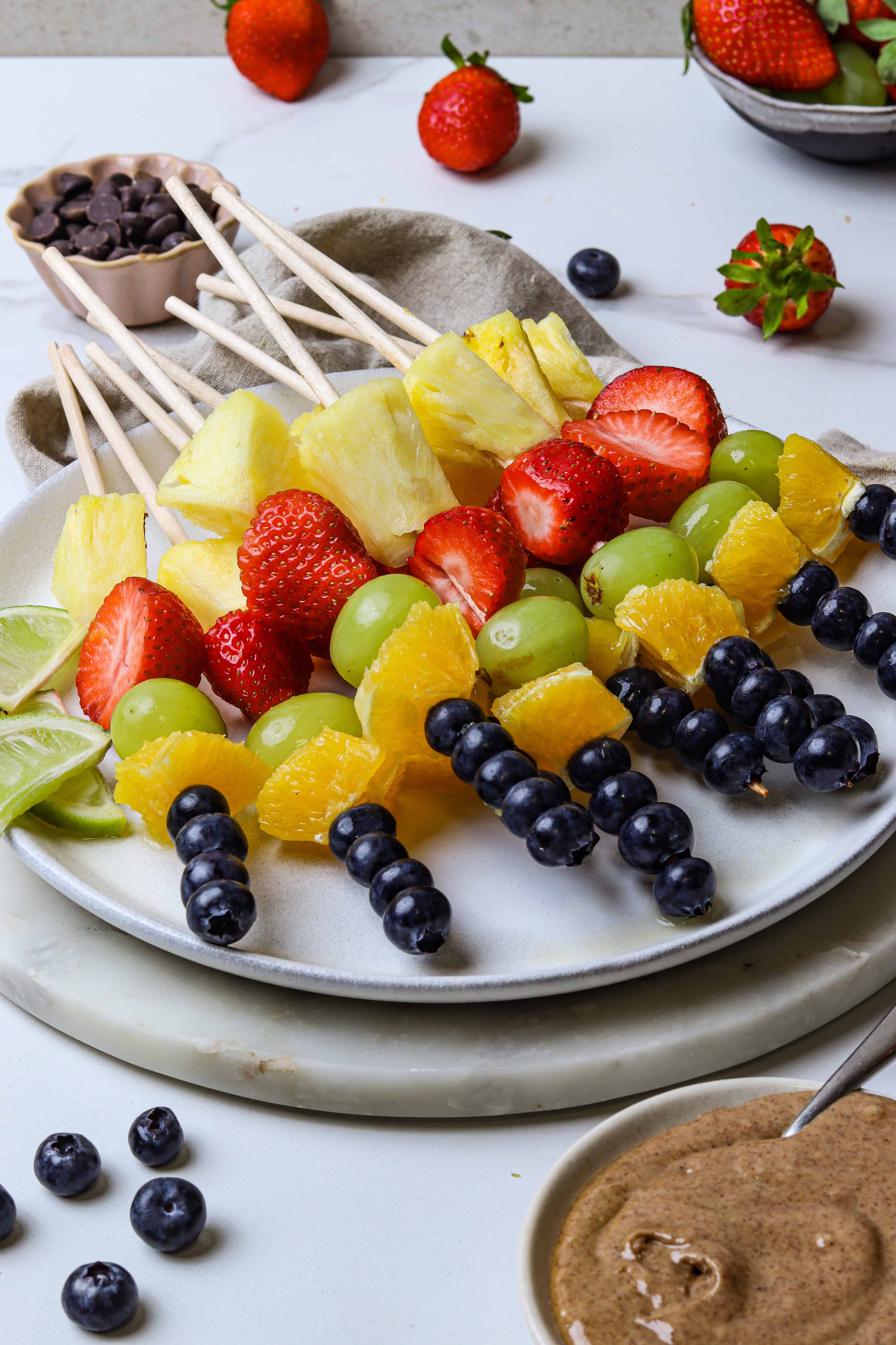 Fruit Skewers - About a Mom