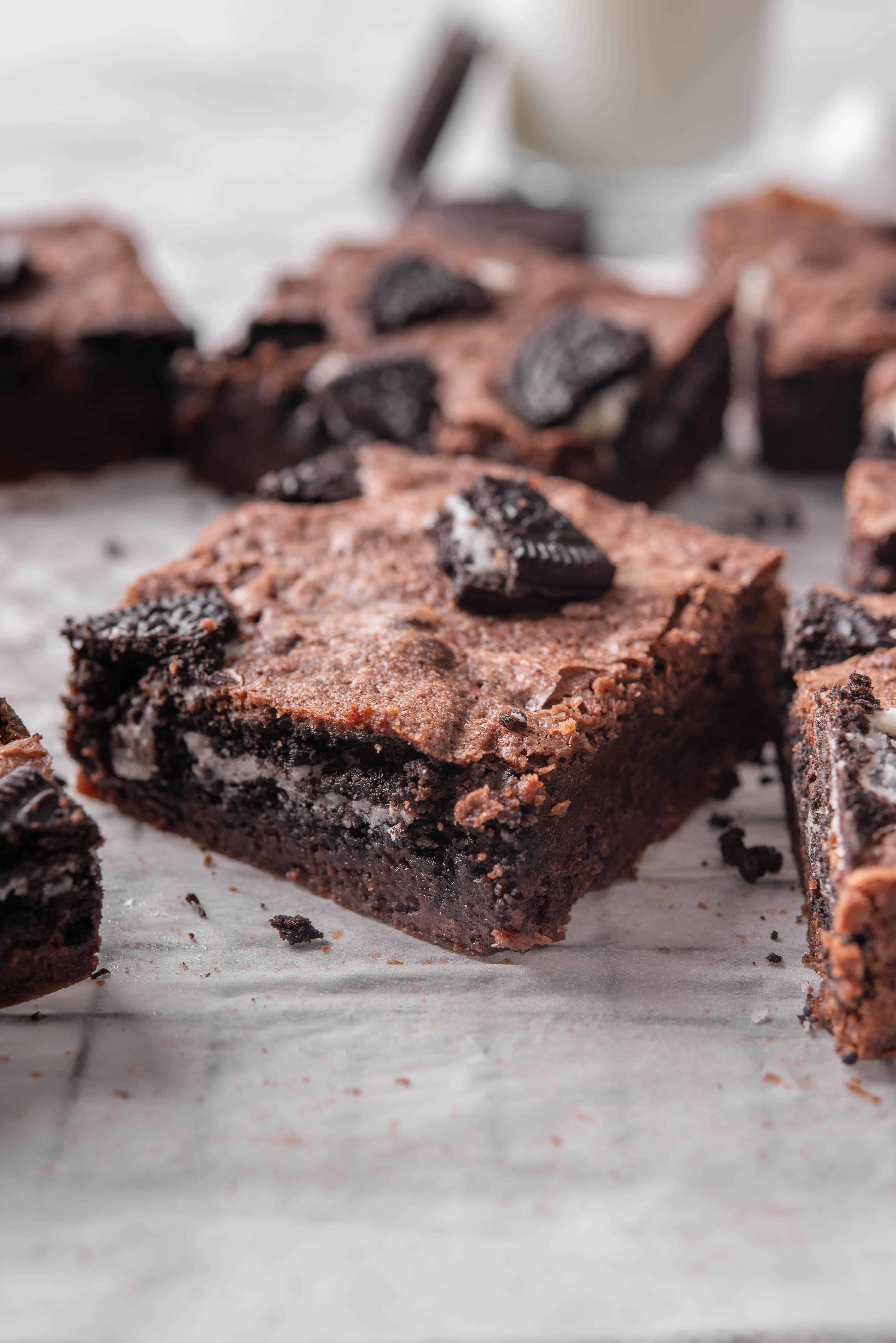 Oreo Brownies - About a Mom